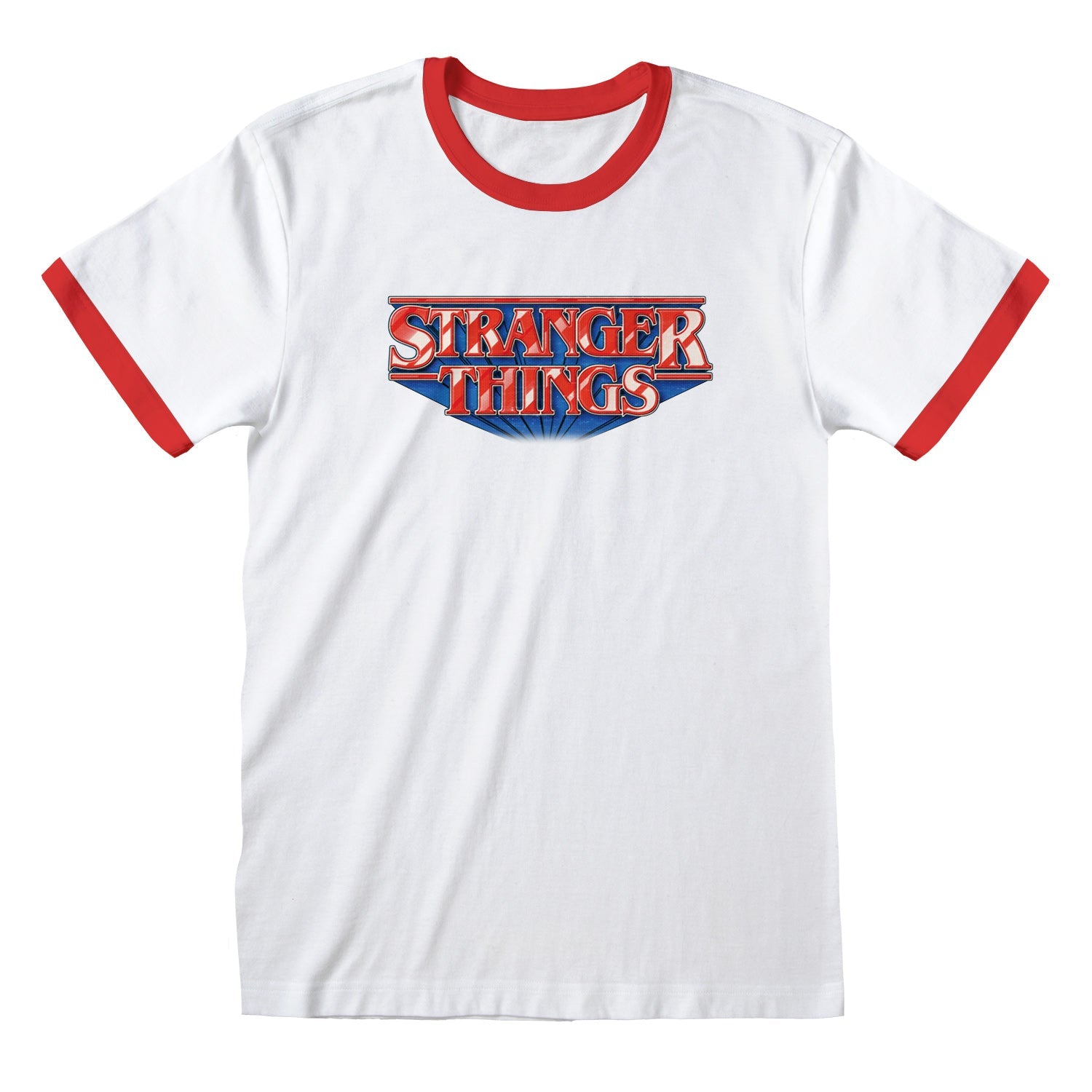 STRANGER THINGS - RETRO LOGO - T-SHIRT RINGER – Heroes Inc.